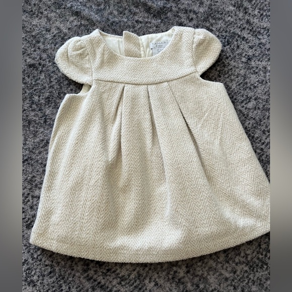 Tahari | Shirts & Tops | Cute Baby Girl Tahari Baby Beige Gold Top With ...